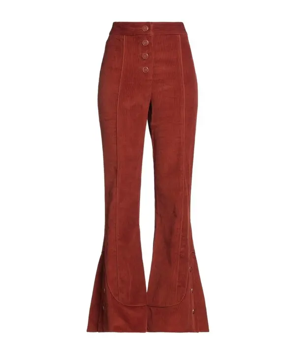 Farm Rio Button-detailed Flare Trousers