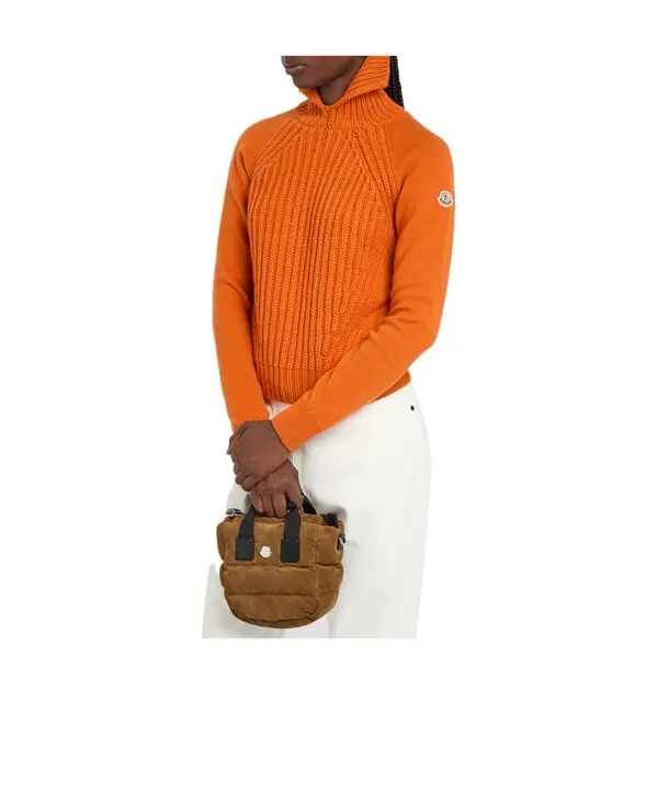 Moncler Suede Crossbody Bag