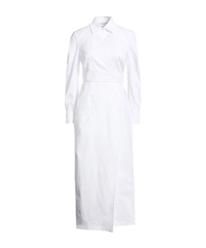 Max Mara Shirt Dress With Long Sleeves And Pleats