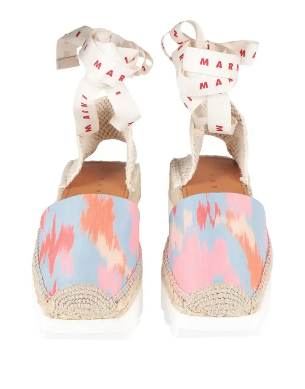 Marni Multicolor Woven Platform Shoes