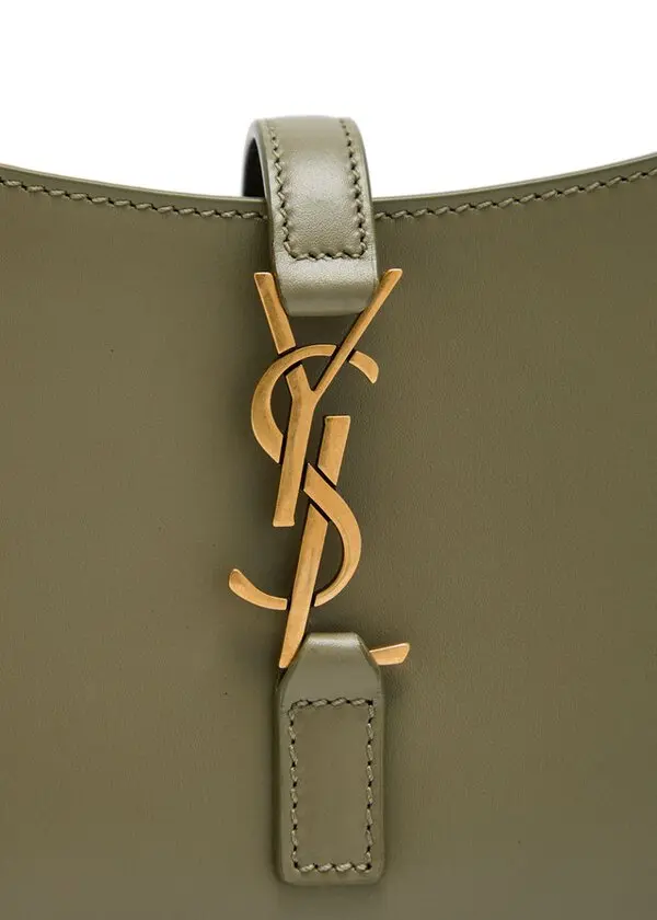 Saint Laurent Le 5 À 7 Mini Leather Top Handle Bag