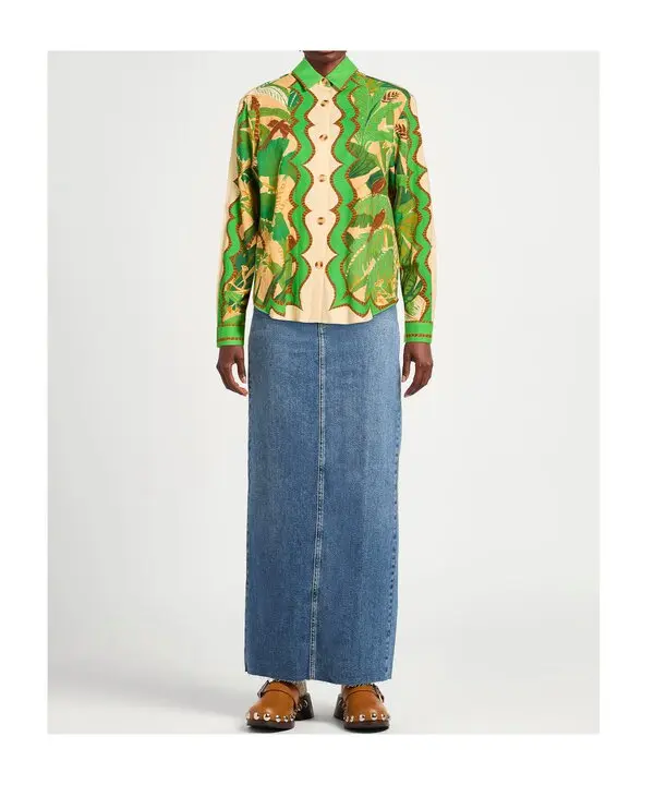Farm Rio Printed Long-sleeved Shirt