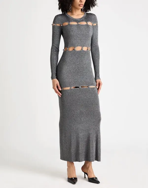Isabel Marant Étoile Metallic Hollow Out Dress