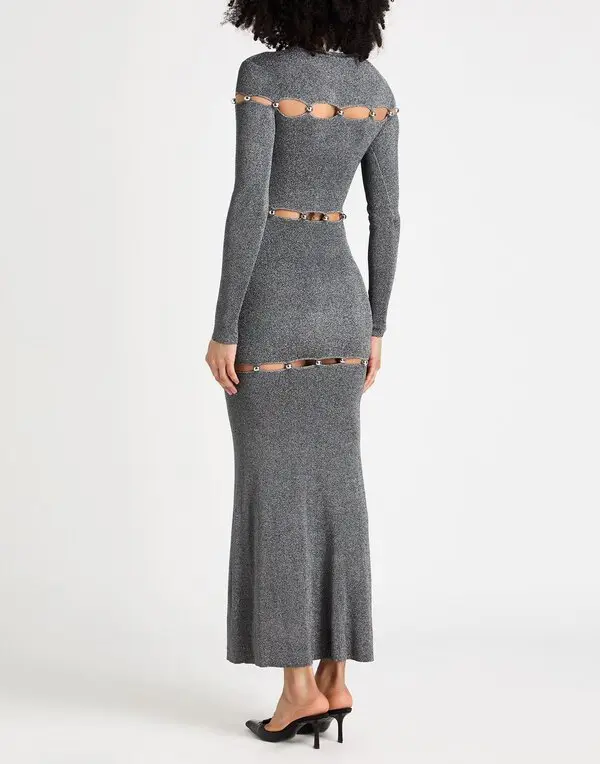 Isabel Marant Étoile Metallic Hollow Out Dress