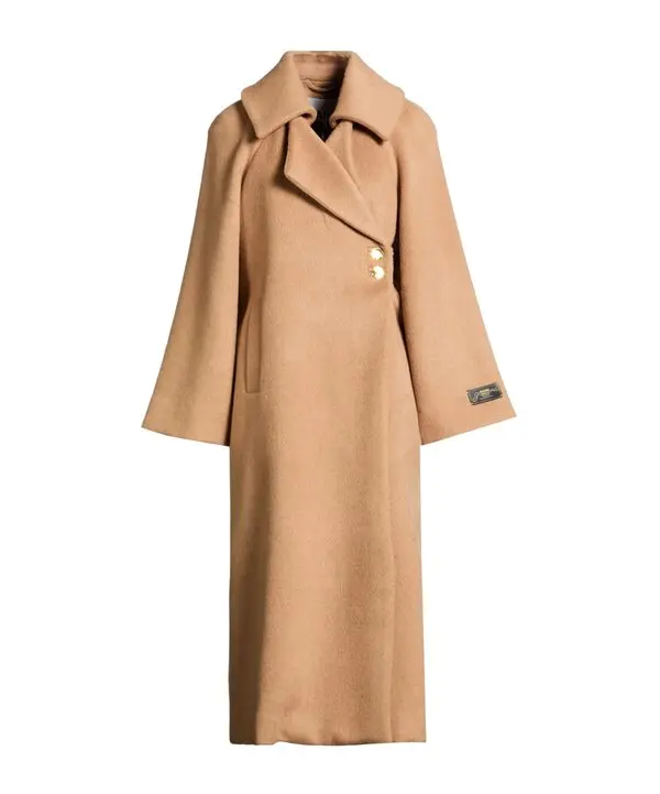 GANNI Belted Long Sleeve Coat