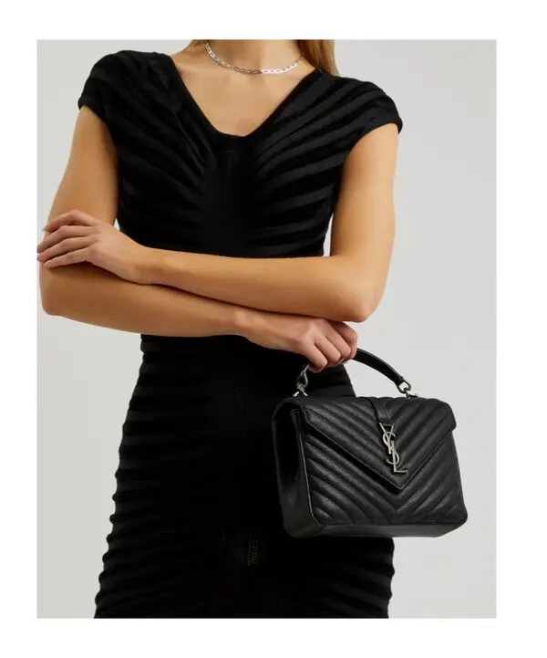 Saint Laurent College Medium Leather Shoulder Bag