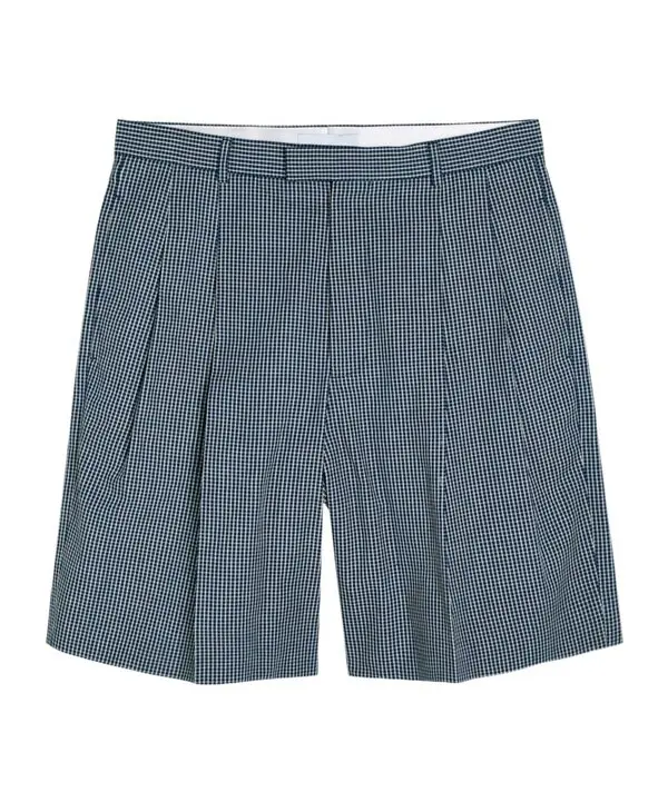 Givenchy Checked Cotton Shorts