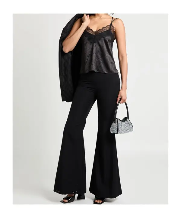MAXCO. Lace Trimmed V-neck Camisole