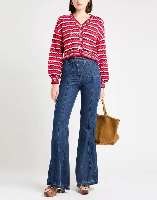 Farm Rio Crochet Knit Cardigan
