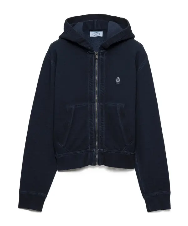 Prada Cotton Hoodie Jacket