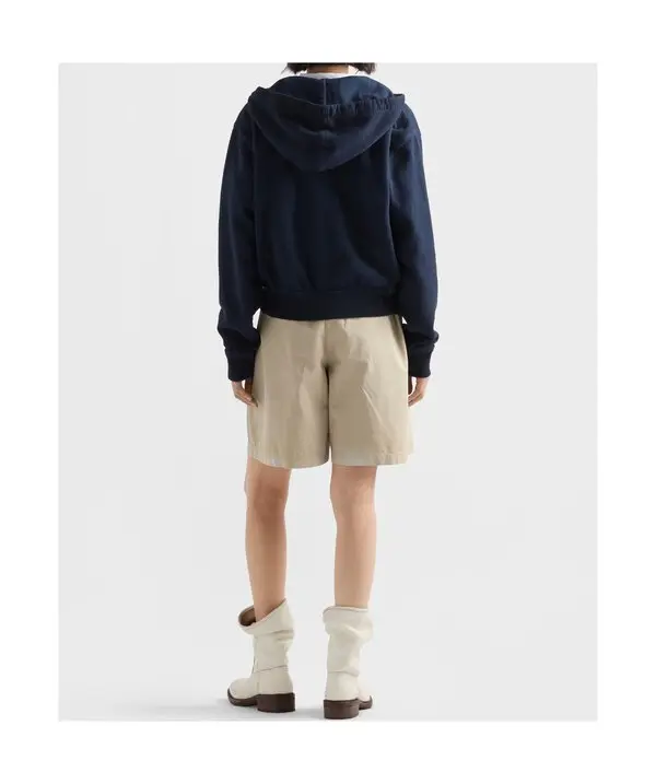 Prada Cotton Hoodie Jacket