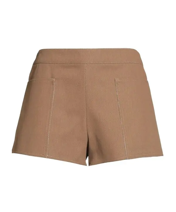 Max Mara High Waisted Gabardine Shorts