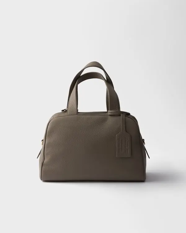 Prada Large Leather Tote Bag