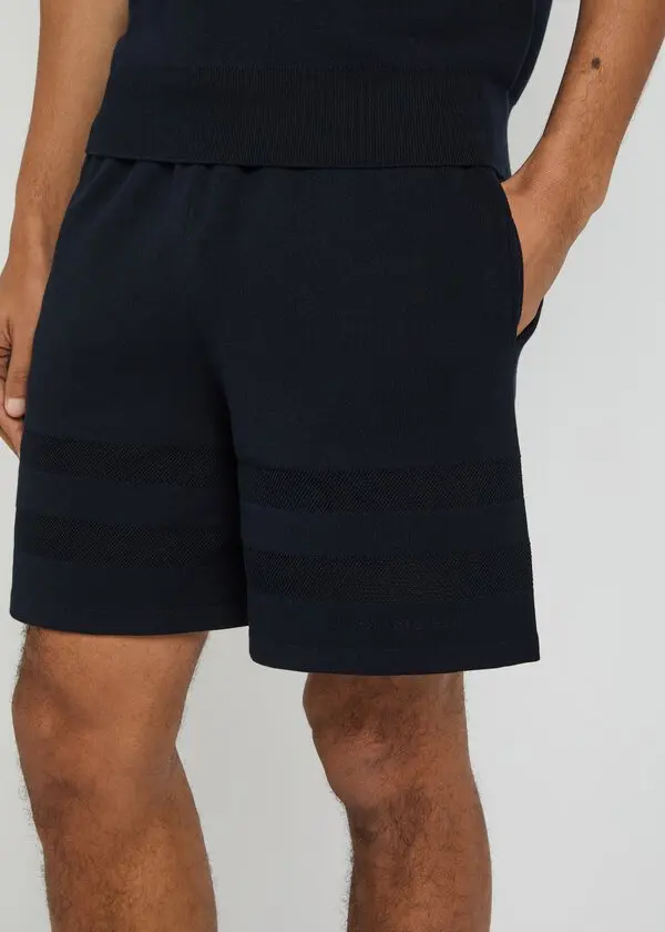 Givenchy Textured Knit Cotton-blend Shorts