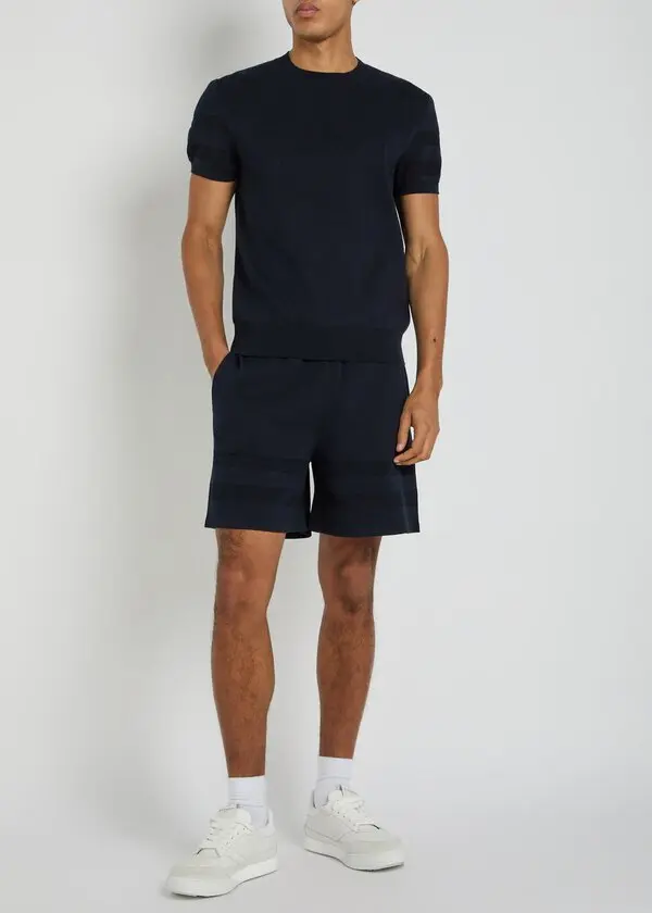 Givenchy Textured Knit Cotton-blend Shorts