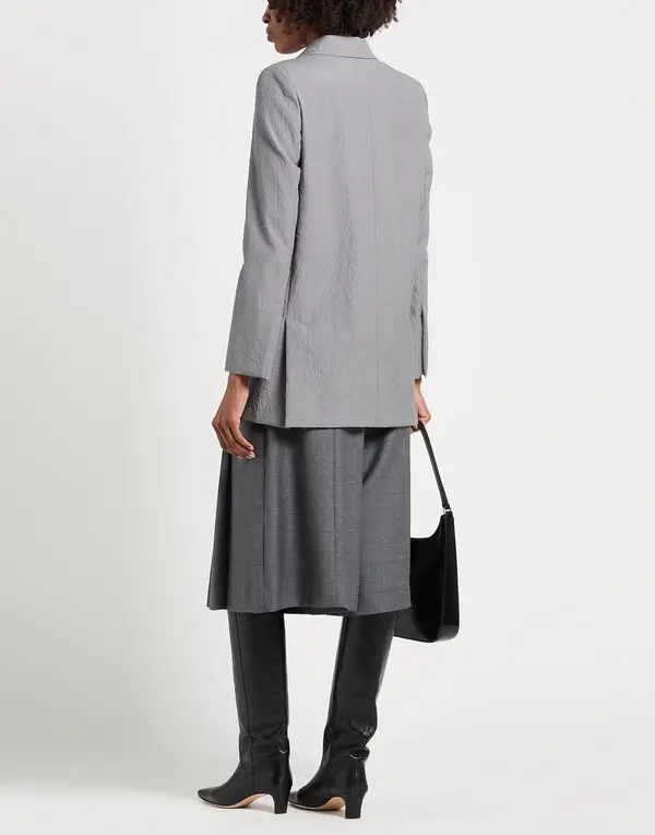 Max Mara Double-breasted Crinkled Blazer