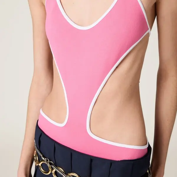 Miu Miu Technical Knit Swimsuit