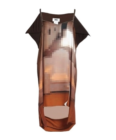 MAISON MARGIELA Sleeveless Multi-color Dress