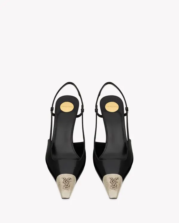Saint Laurent Jeanne Slingback Pumps