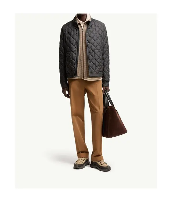 Moncler Diamond Quilted Short Down Jacket