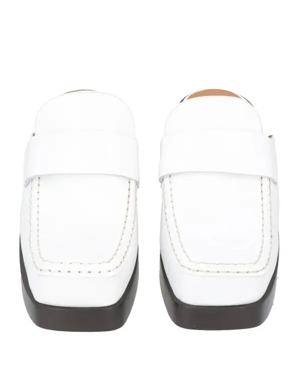 Marni Pebbled Leather Mules With Block Heel