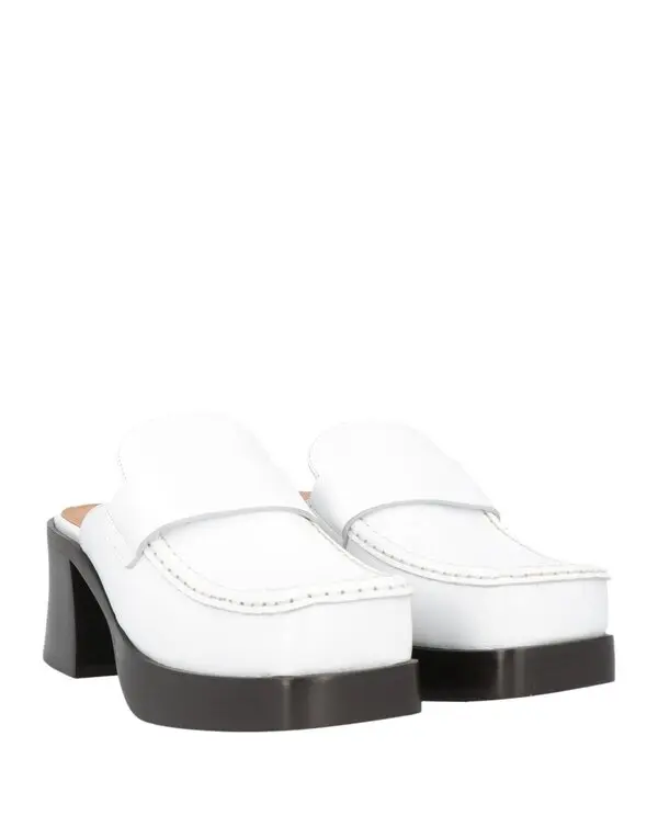 Marni Pebbled Leather Mules With Block Heel