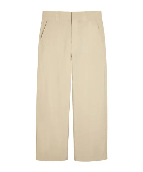 LEMAIRE Wide-leg Silk-blend Trousers