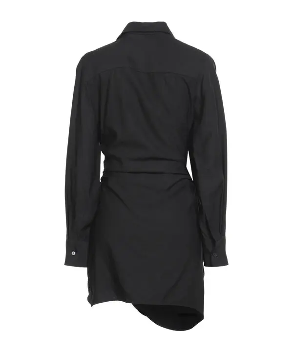 Jacquemus Long Sleeve Gathered Midi Dress