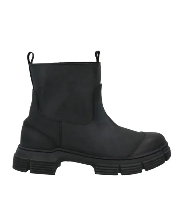 GANNI Solid Color Rubber Rain Boots