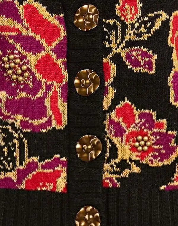 Farm Rio Floral-print Cardigan