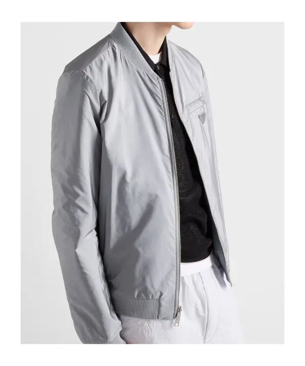 Prada Reversible Nappa Leather Bomber Jacket
