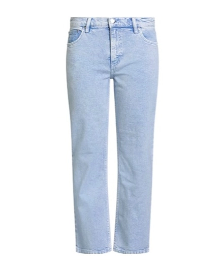 Tory Burch High Waisted Straight Leg Jeans