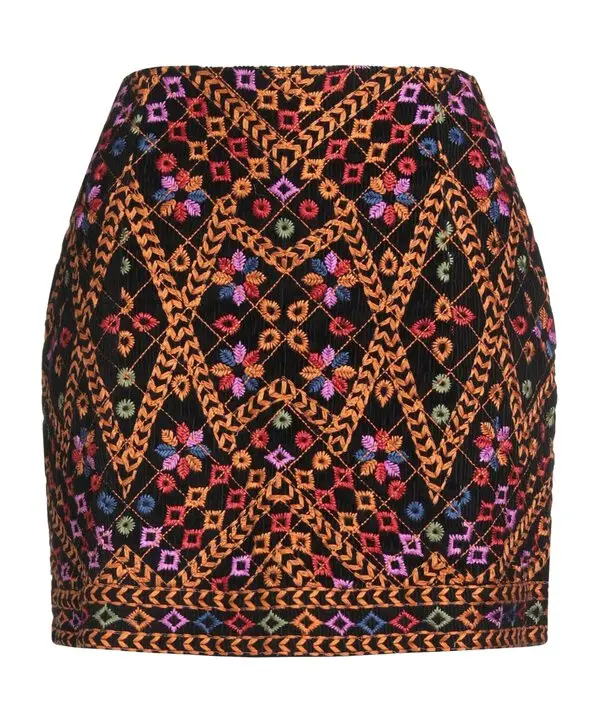 Farm Rio Floral Midi Skirt