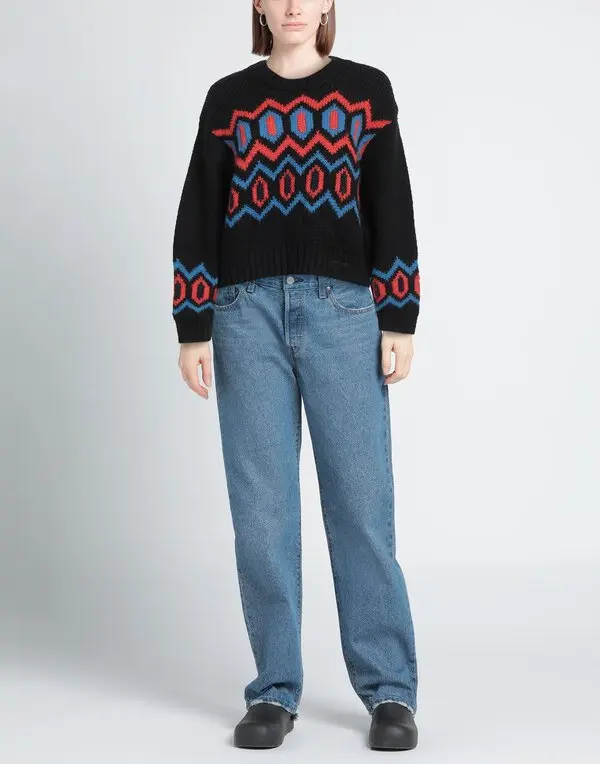 GANNI Multicolor Wool Knit Sweater