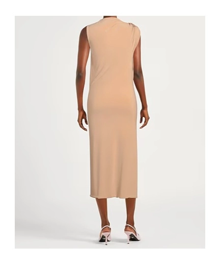 Sportmax Sleeveless Gathered Sheath Dress