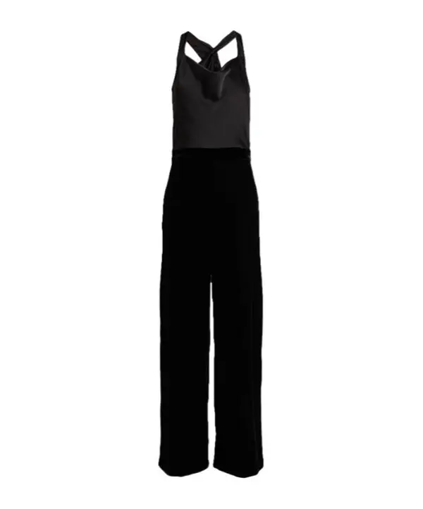 MAXCO. Max&co. Sleeveless Velvet Halterneck Bodysuit
