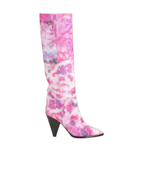 Isabel Marant Étoile Tie-dye Boots - Pink