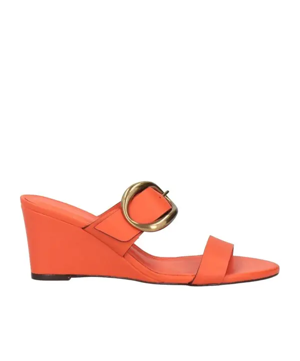 Farm Rio Minimalist Solid Color Leather Sandals