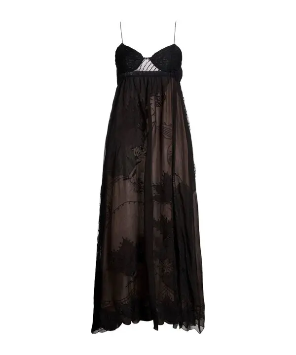 Farm Rio Strappy Floral Maxi Dress
