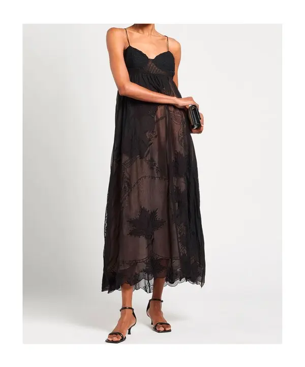 Farm Rio Strappy Floral Maxi Dress