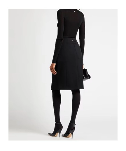 Balenciaga Fitted Midi Skirt
