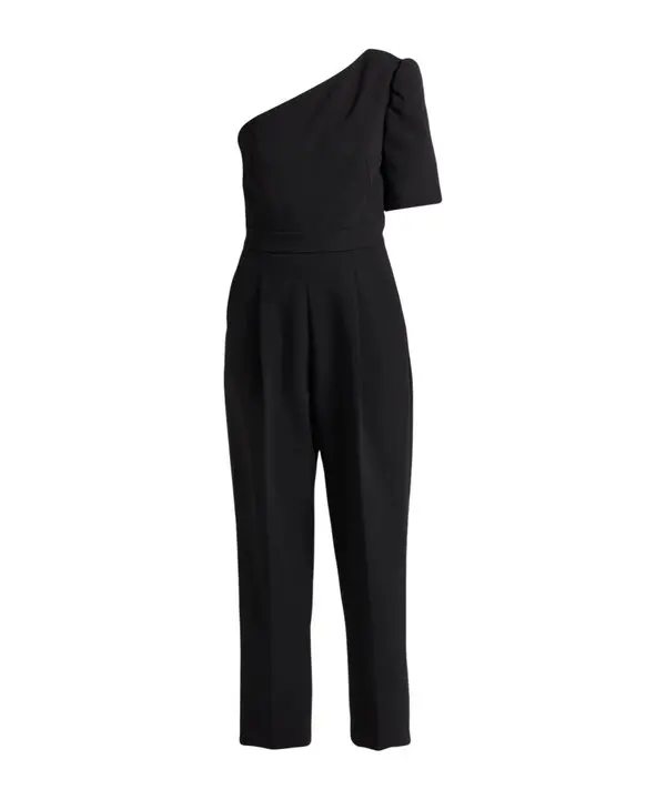 Max Mara One-shoulder Jumpsuit With Deep V Neckline