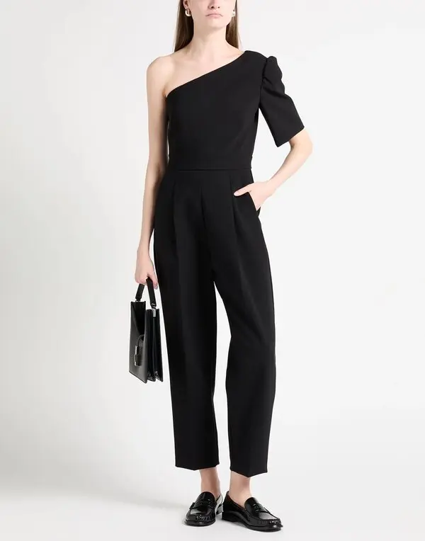 Max Mara One-shoulder Jumpsuit With Deep V Neckline