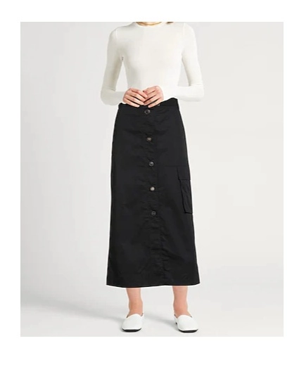 Tory Burch Flared Midi Skirt With Belt