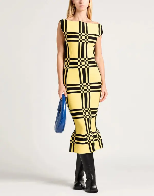 Marni Sleeveless Plaid Dress