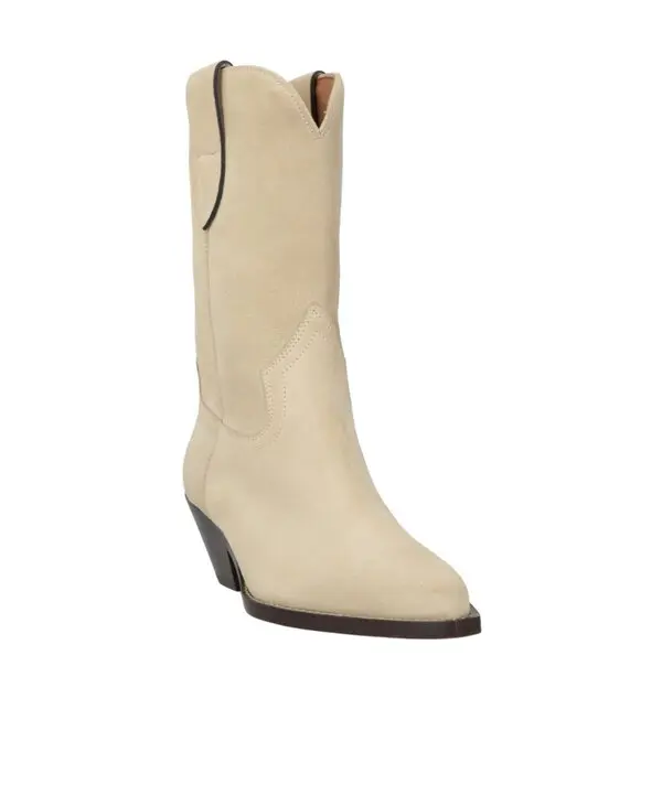 Isabel Marant Étoile Suede Cowboy Ankle Boots