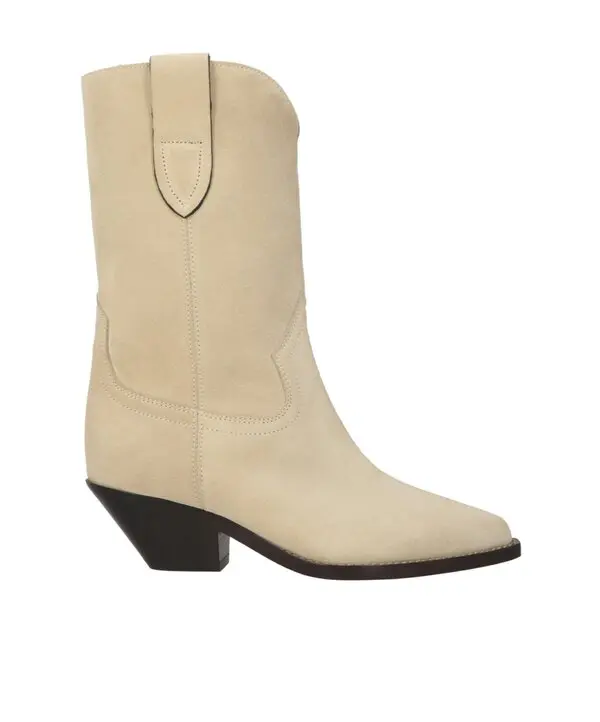 Isabel Marant Étoile Suede Cowboy Ankle Boots