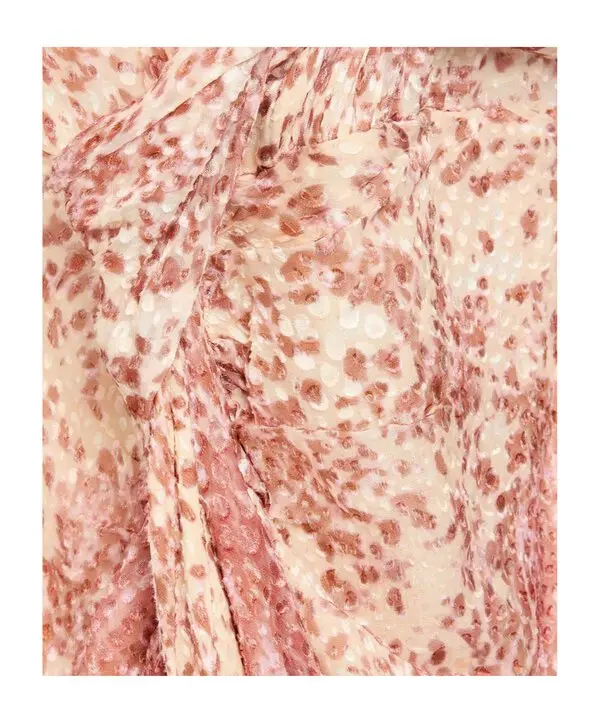 Isabel Marant Étoile Printed Draped Wrap Dress