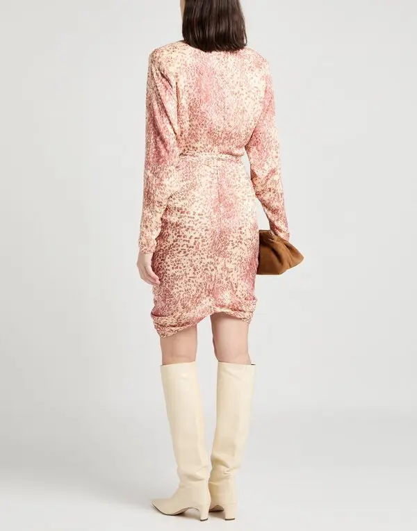 Isabel Marant Étoile Printed Draped Wrap Dress