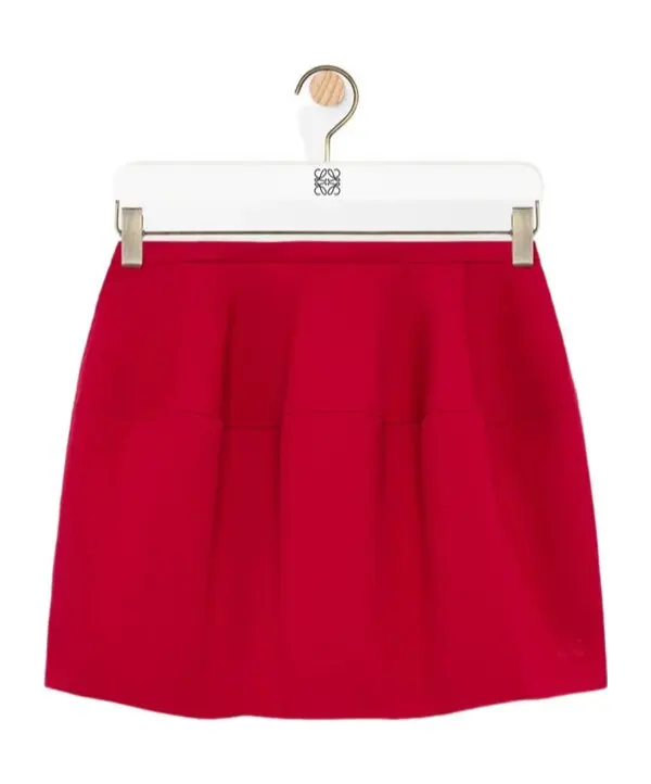 Loewe Balloon Skirt In Cotton And Silk